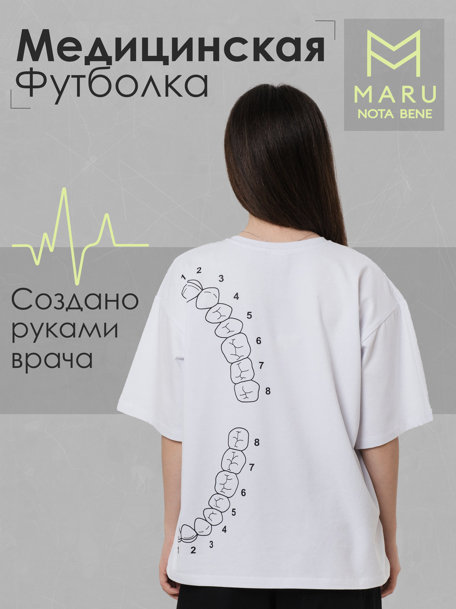 Футболка Нумерация зубов