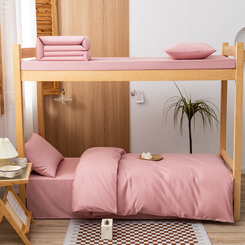 Военная подготовка хлопок из трех частей школа армейский зеленый хлопок один студенческое общежитие спальня сплошной