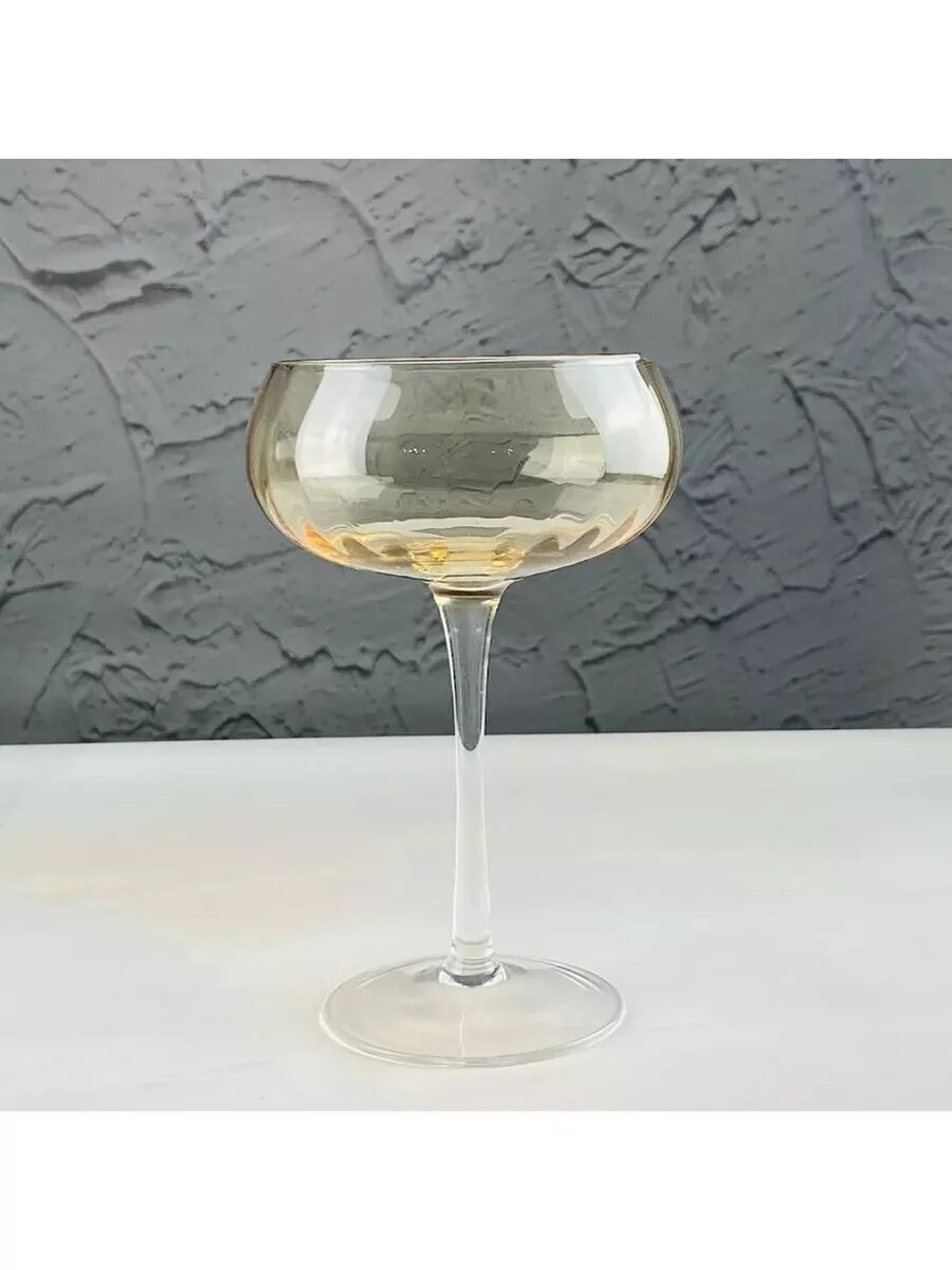Бокалы для коктейлей 2 шт Lenardi, стеклянные, 230 мл
