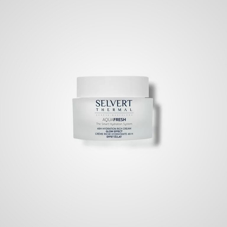 Насыщенный увлажняющий крем 48 часов- эффект сияния 50 мл Selvert Thermal Aquafresh Hydration Rich Cream – Glow Effect Крем 50 мл