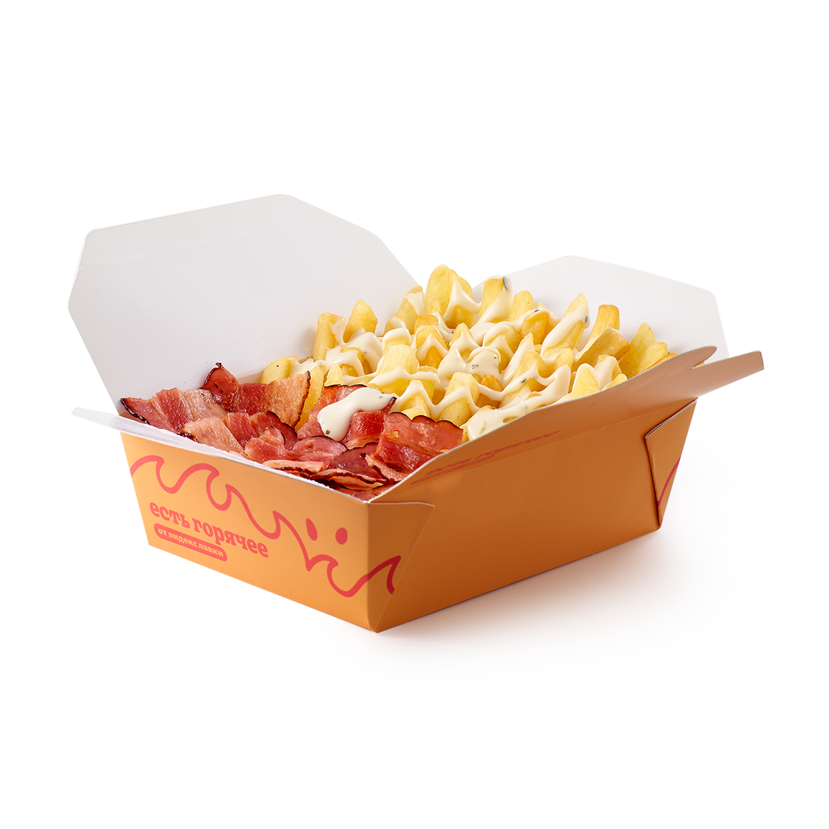 Картофель блю чиз запеченный с беконом «Есть Горячее»