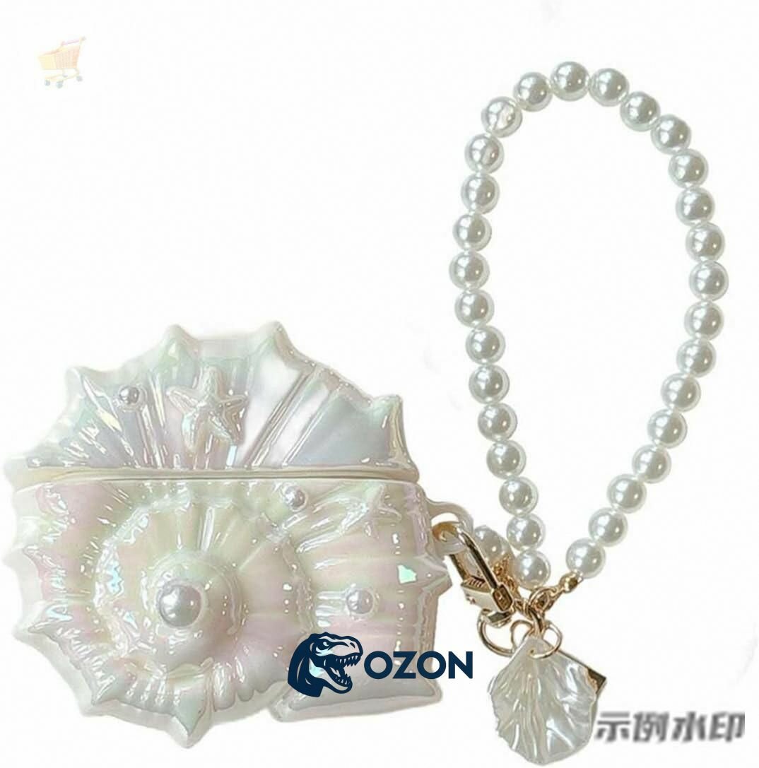 Чехол для наушников Huawei Freeclip 3D узор в виде раковины