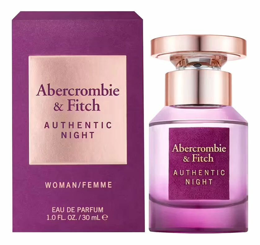 Abercrombie & Fitch Authentic Night Woman парфюмерная вода 30 ml