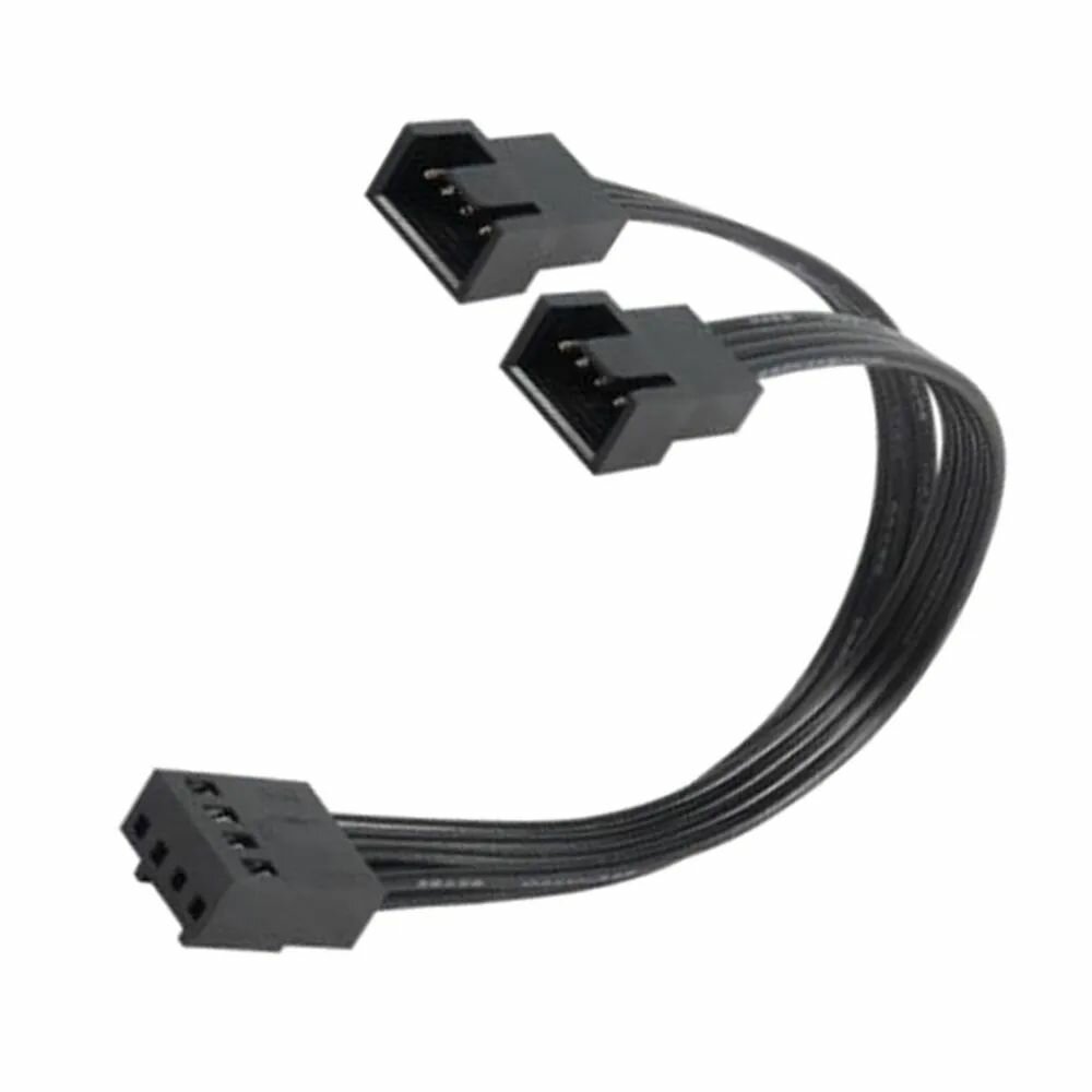 4-контактный ШИМ-кабель-разветвитель вентилятора для материнской платы ПК, разделительный адаптер от 1 до 2, 10 см