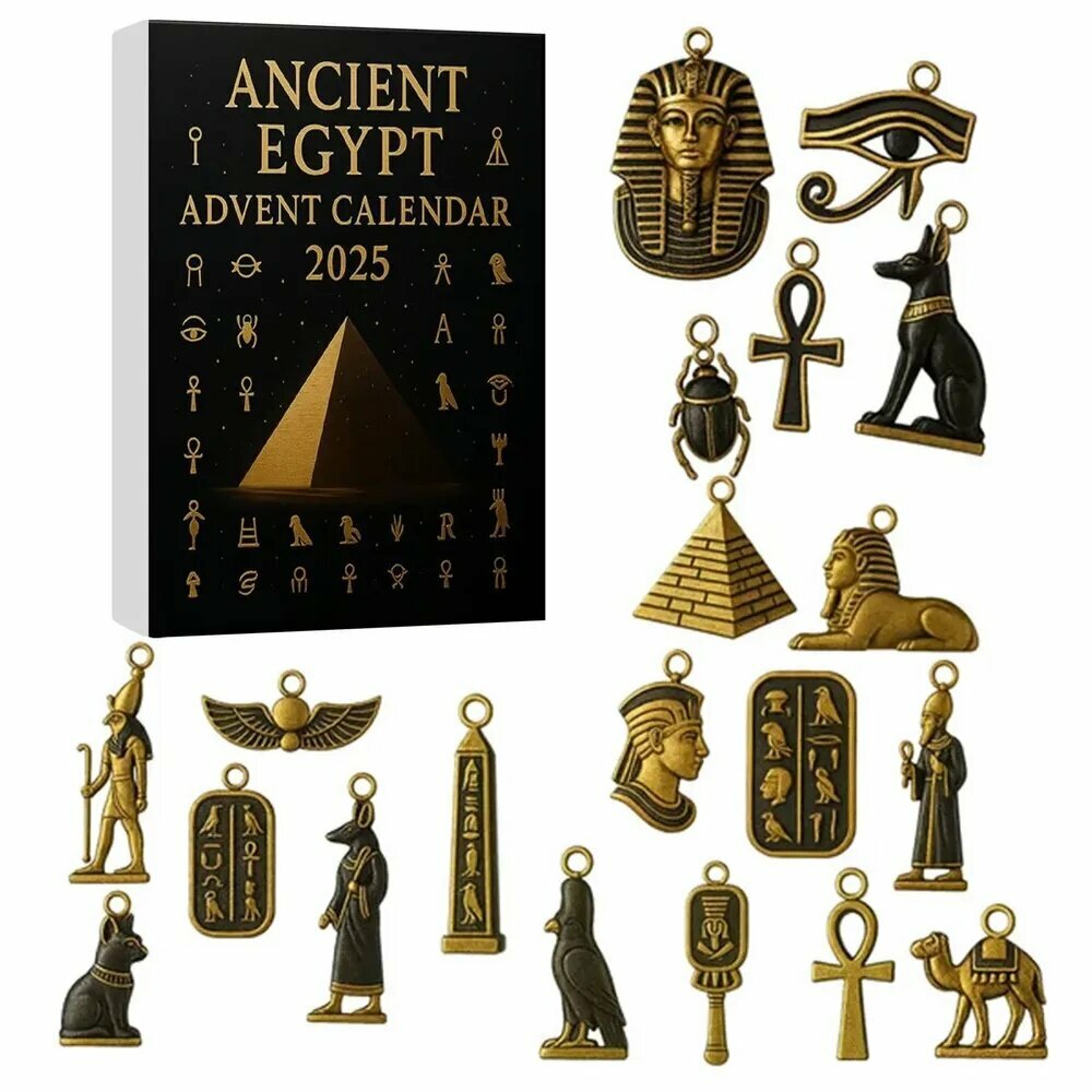 Египетский адвент-календарь: 24 слепых бокса с древними амулетами и украшениями