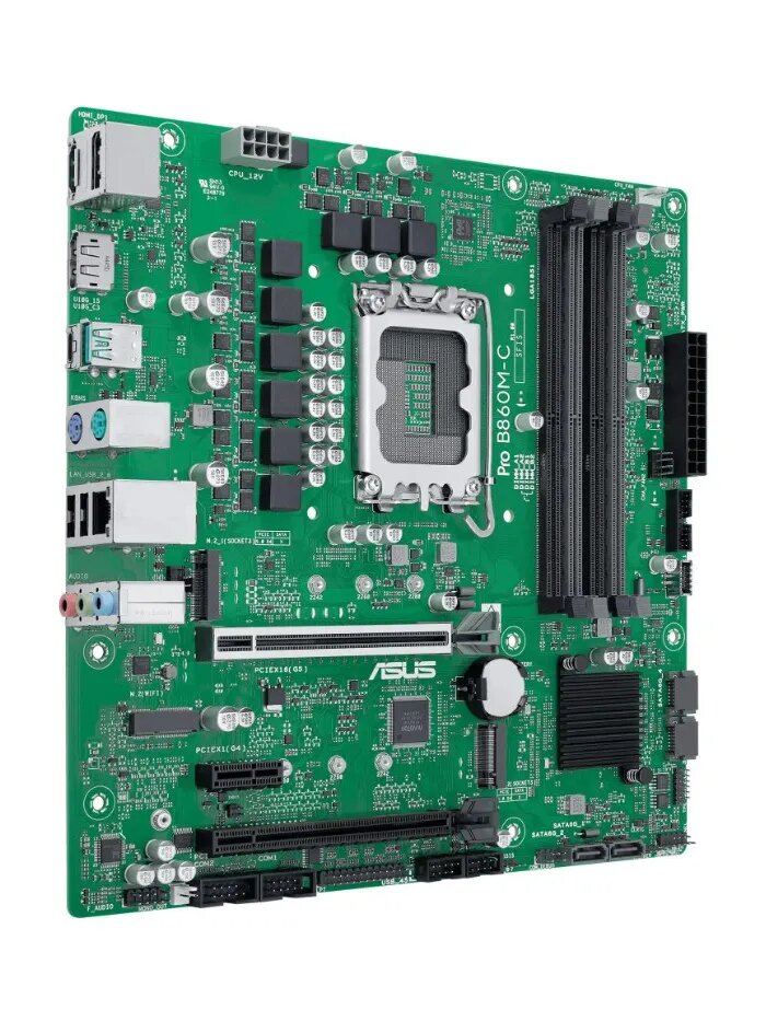 Материнская плата ASUS PRO B860M-C-CSM mATX LGA1851 Intel B860 4xDDR5 (256ГБ)