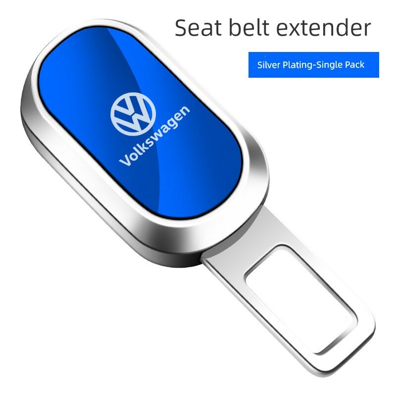 Автомобильная защелка ремня безопасности для Volkswagen с фиксатором - Голубой, Одна штука для автотоваров