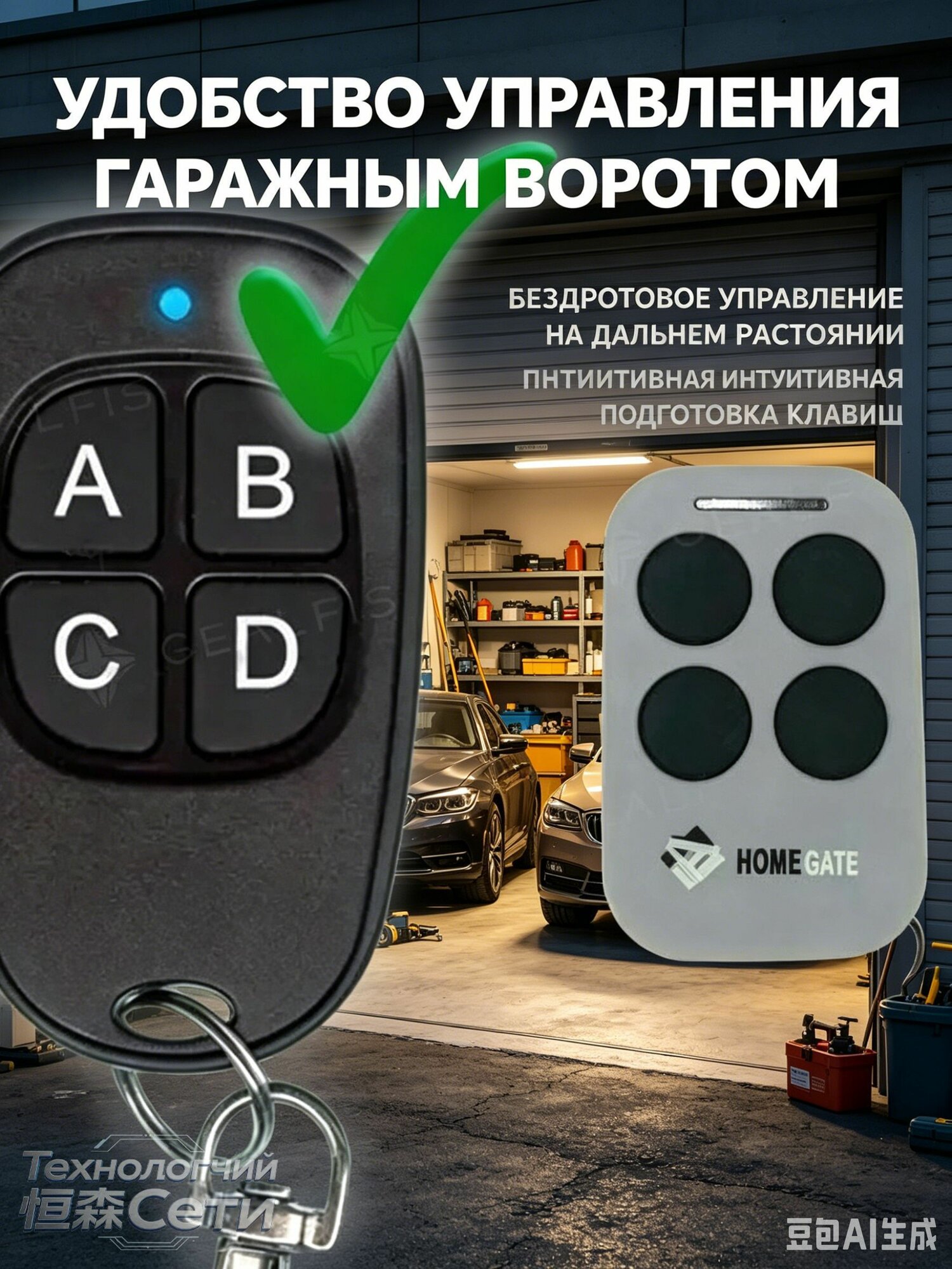 Уникальный пульт Home Gate для управления шлагбаумами и воротами с опцией копирования дубликат пульта для шлагбаума копия пульта для ворот