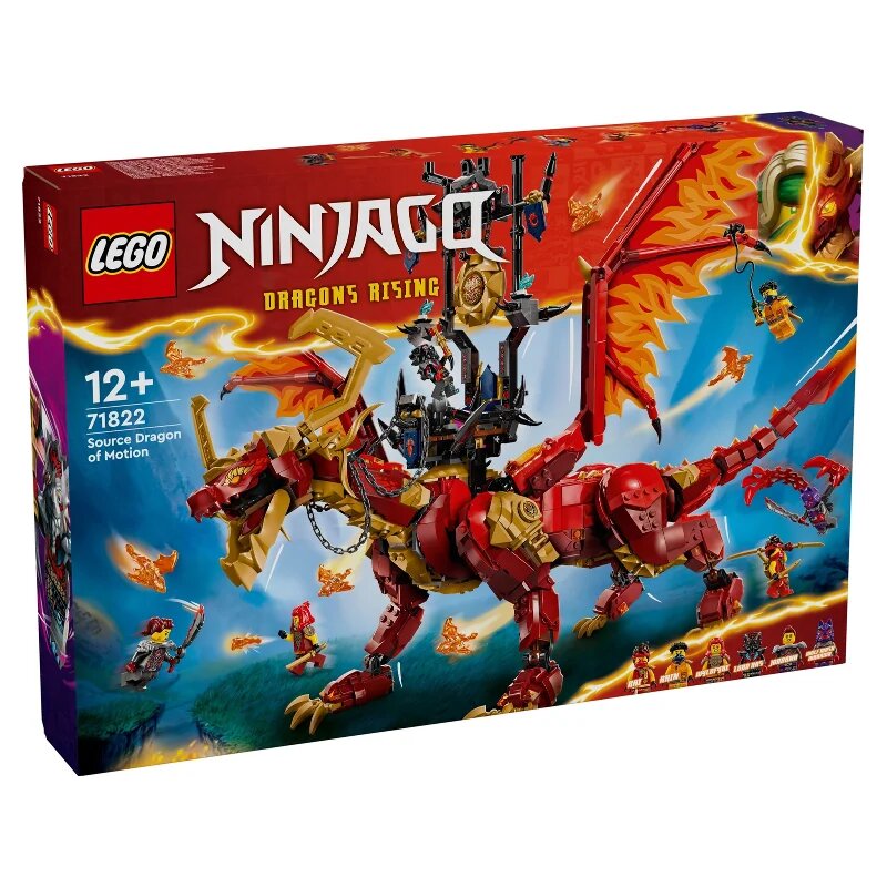 Конструктор LEGO Ninjago 71822 Исходный Дракон Движения, 1716 деталей, 12+