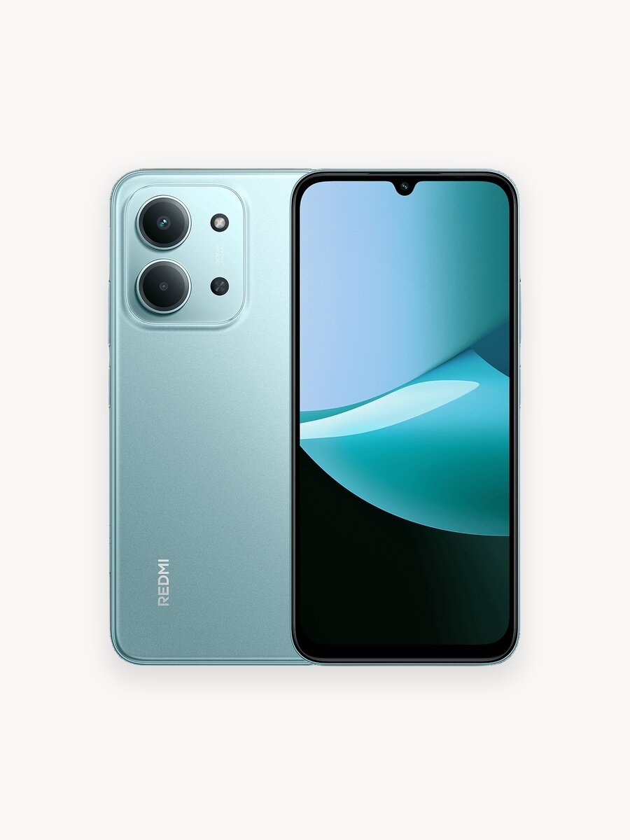 Смартфон Xiaomi Redmi 15C 8GB+256GB Green, Ростест, NFC, 6.9"