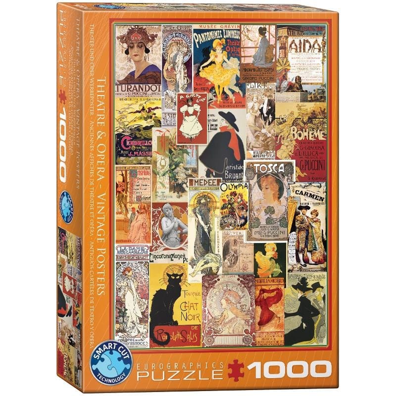 Пазл Eurographics Theater & Opera Vintage Art, 1000 элементов, 67.3 x 48.9 см