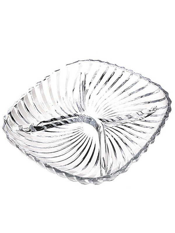 Менажница, стеклянная, 4 секции