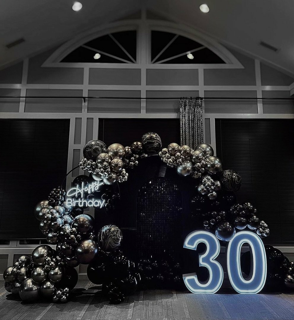 Фотозона из шаров «Ночное небо»