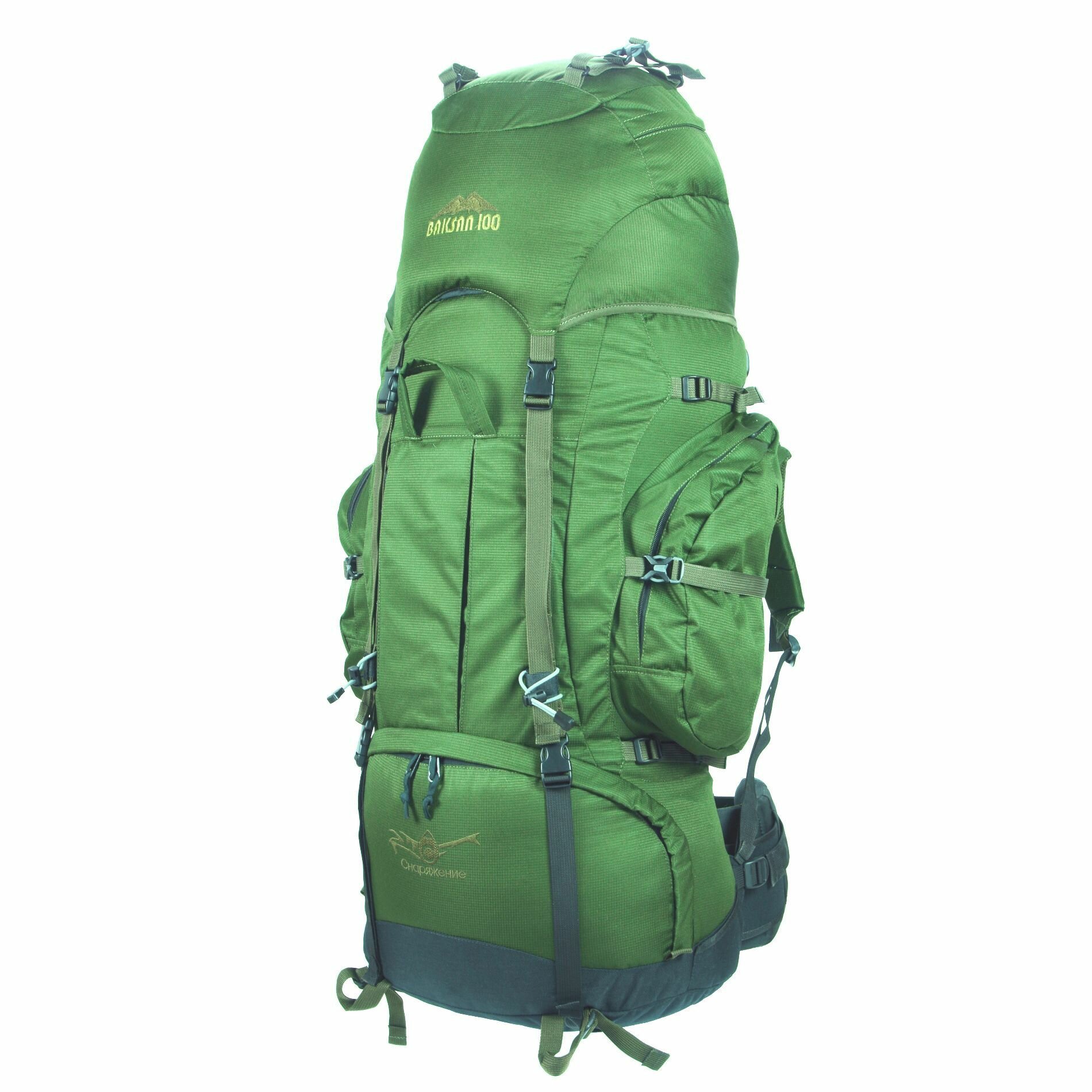 Рюкзак туристический баксан 100 зеленый Снаряжение