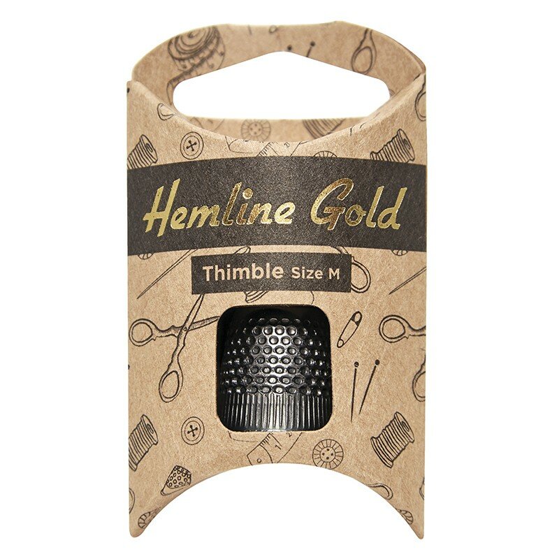 Hemline 300. M. HG Наперсток с кантом против скольжения, размер 16