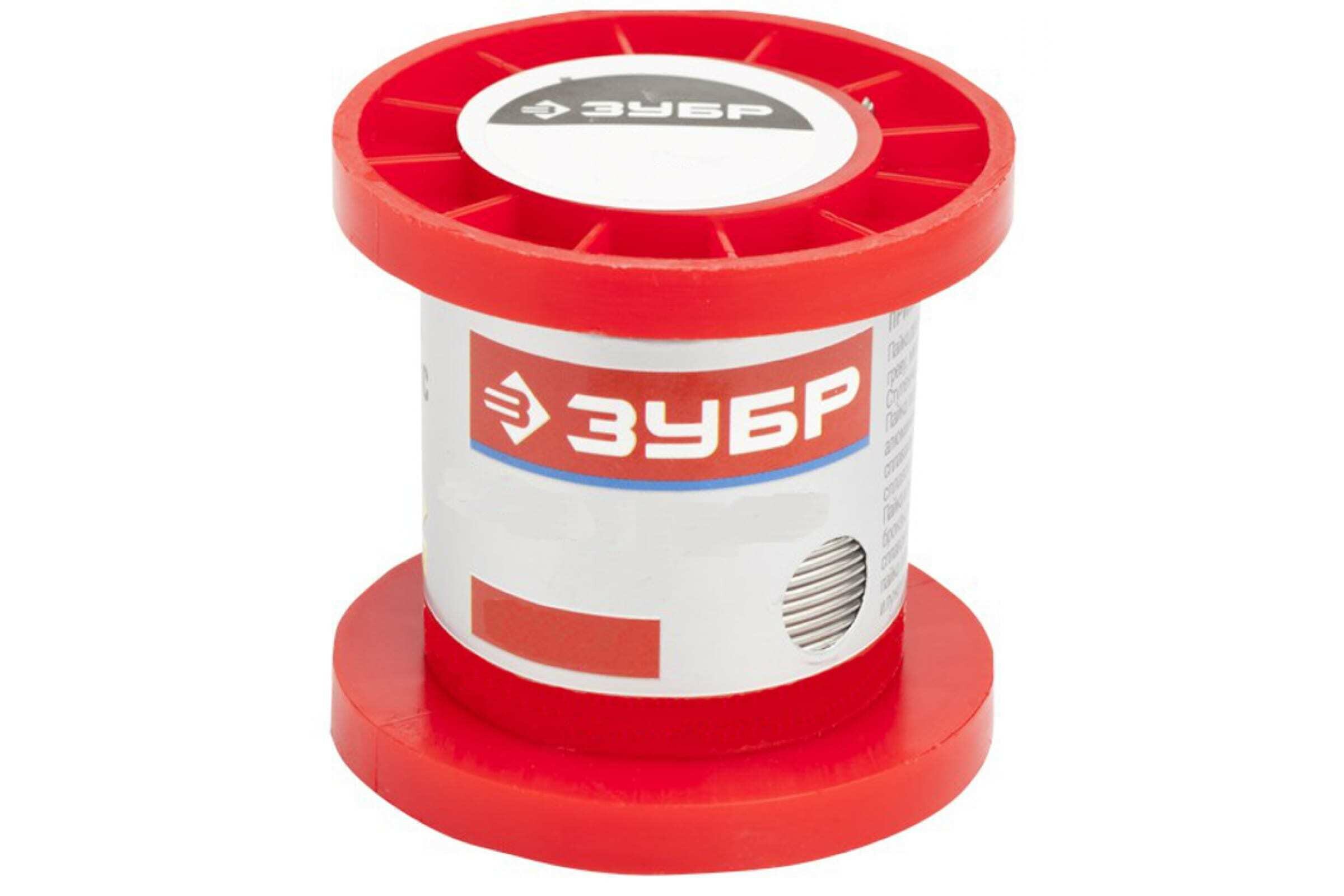 Припой ЗУБР, ПОСу 95-5, специальный безсвинцовый, проволока, 50гр, 1мм