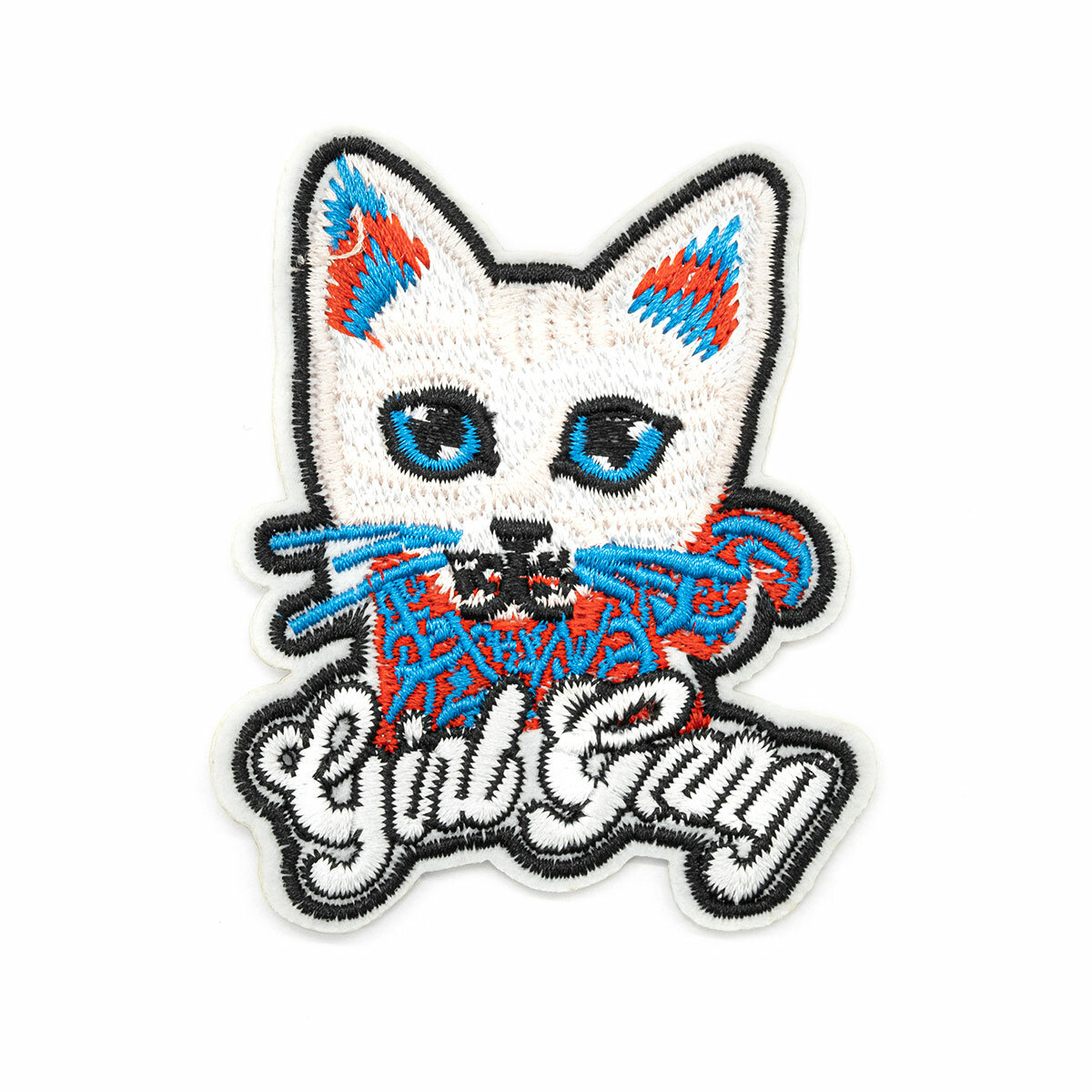 Термоаппликация на одежду Hobby&Pro 'Котик с надписью', 8,5*7 см