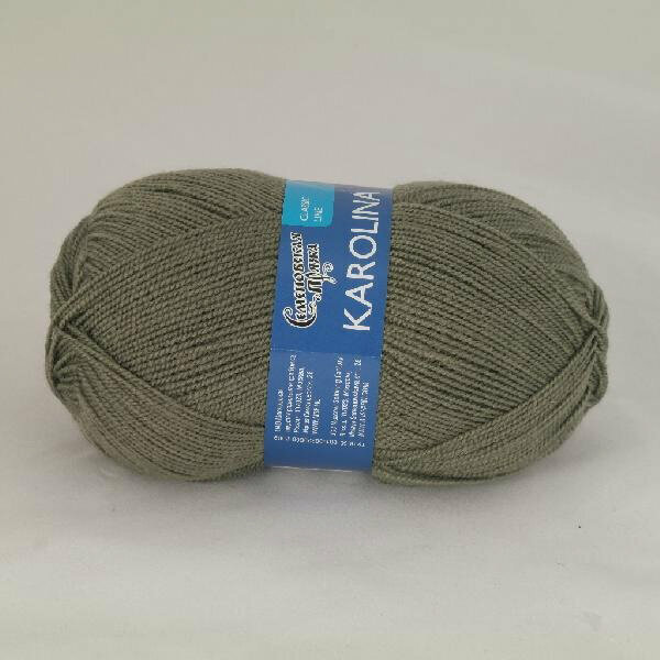Пряжа Семеновская МШФ Karolina 100% акрил 5 шт. х 100 г 438 м 0067; полынь