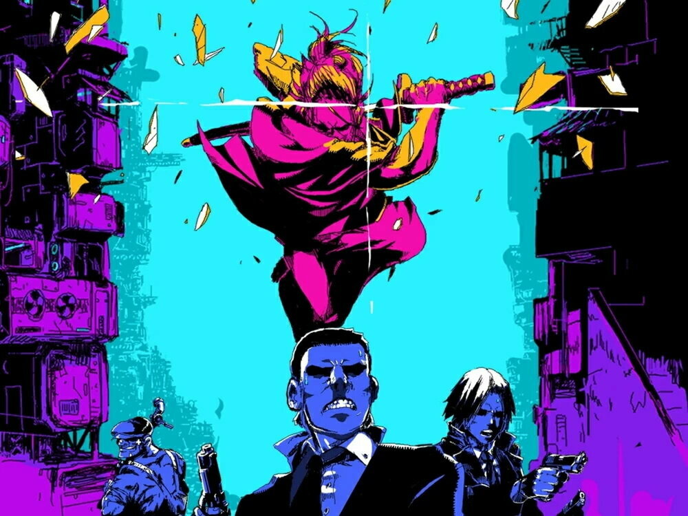 Плакат, постер Katana Zero на бумаге, размер 21х30см