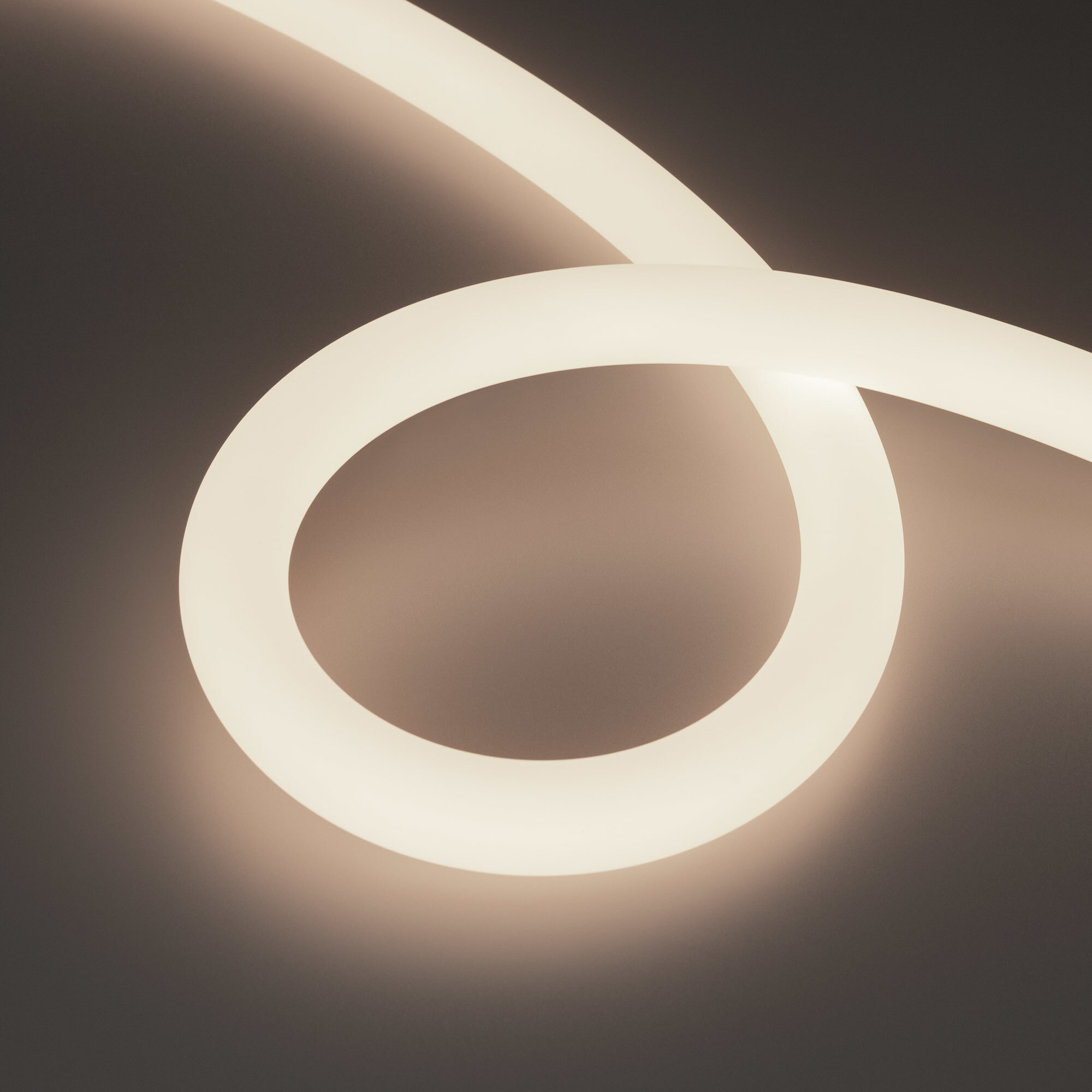 Лента герметичная MOONLIGHT-TOP-A336-D25mm 24V Day4000 360deg (14.4 W/m, IP65, 2835, 5m, wire x2) (Arlight, Вывод прямой