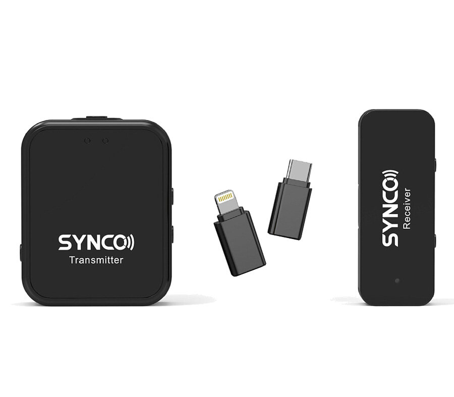 Беспроводная система Synco G1TL, 2.4 ГГц, приемник + передатчик, USB-C / Lightning, для интервью