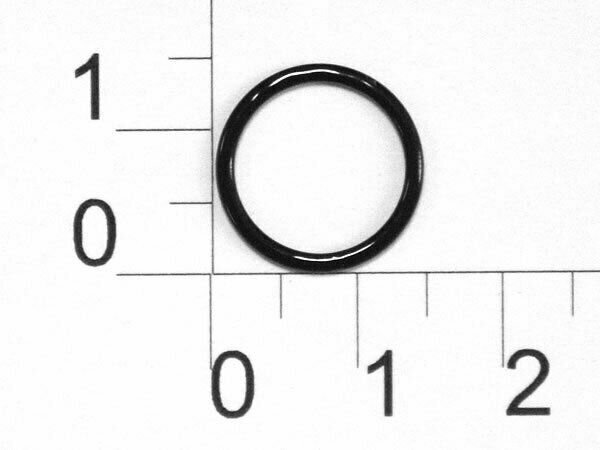 Кольцо для бюстгальтера металл 1200В черный крашенный d12мм (уп.50 шт.) Proknopka