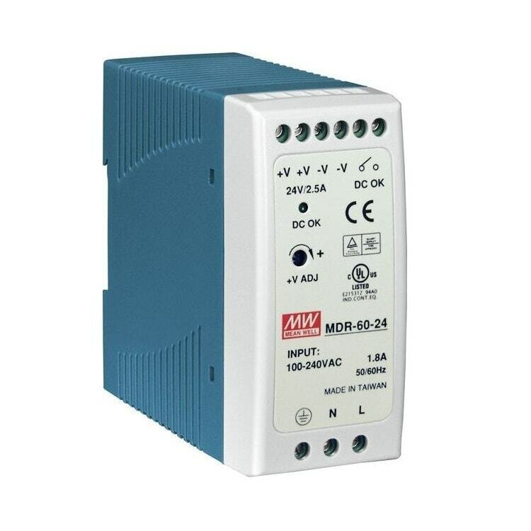 Блок питания MW MDR-60-24 60W 24V 2.5A на дин рейку
