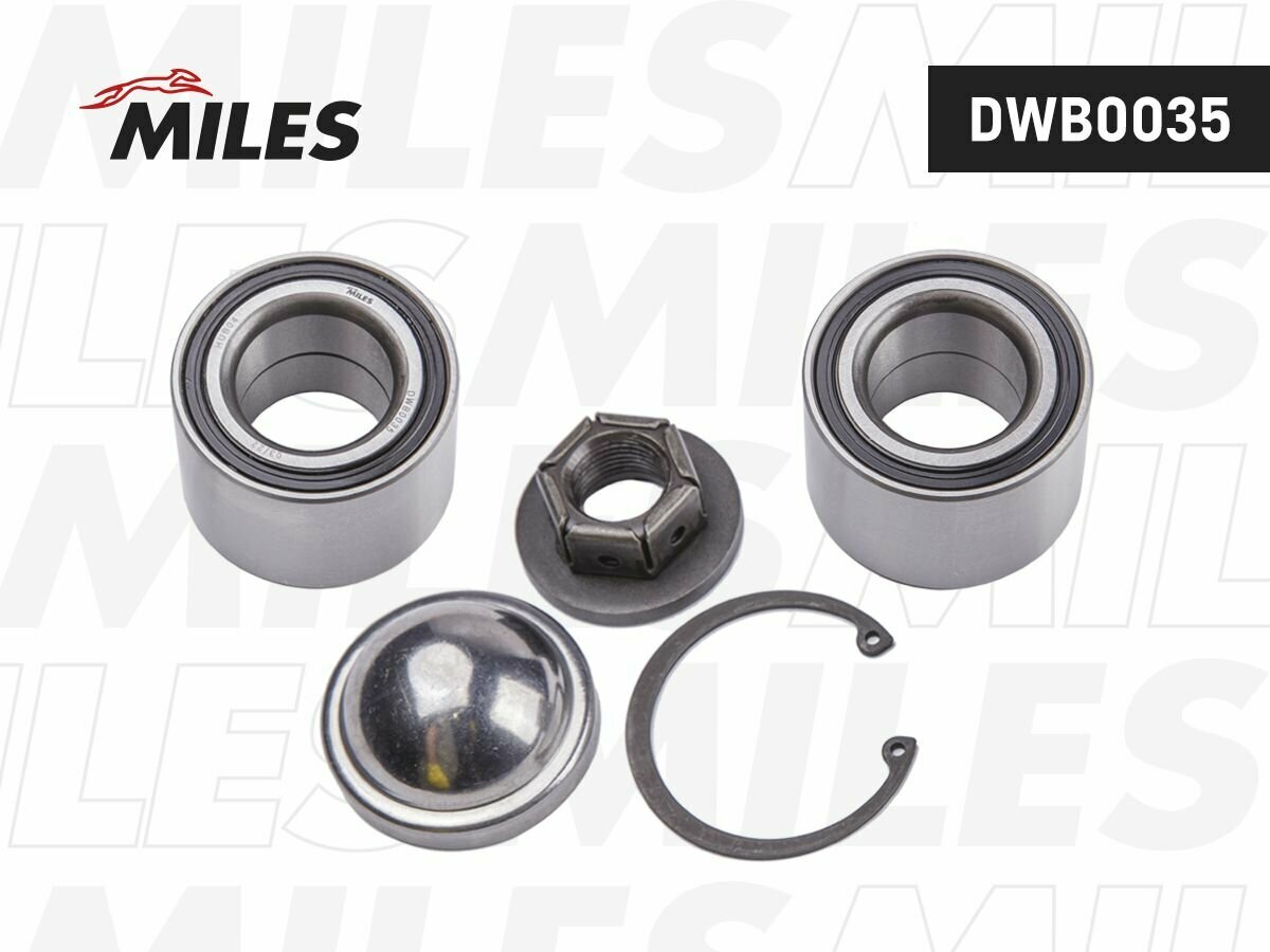 Подшипник ступ. FORD FOCUS/FIESTA/FUSION/MAZDA 2 98- зад. -ABS, MILES DWB0035