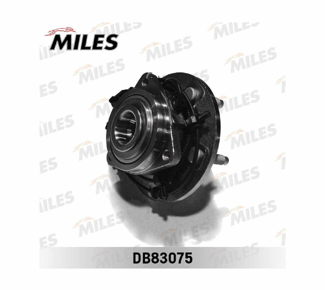 Ступица с подшипником передняя +ABS, JEEP GRAND CHEROKEE III/COMMANDER 05-10, MILES DB83075