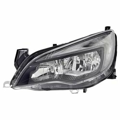 Фара левая с ДХО OPEL Astra-J 2013- (black) General Motors 13371595