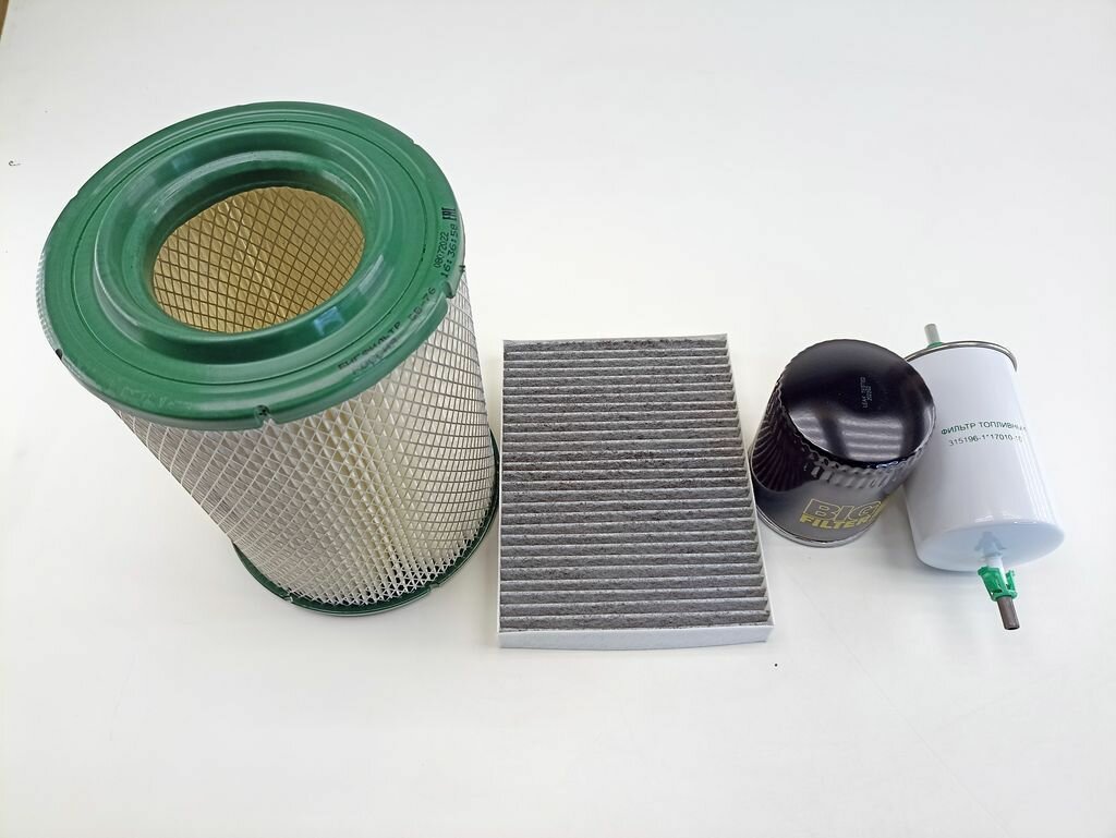 Набор фильтров для технического обслуживания для а/м УАЗ Патриот без кондиционера евро-3