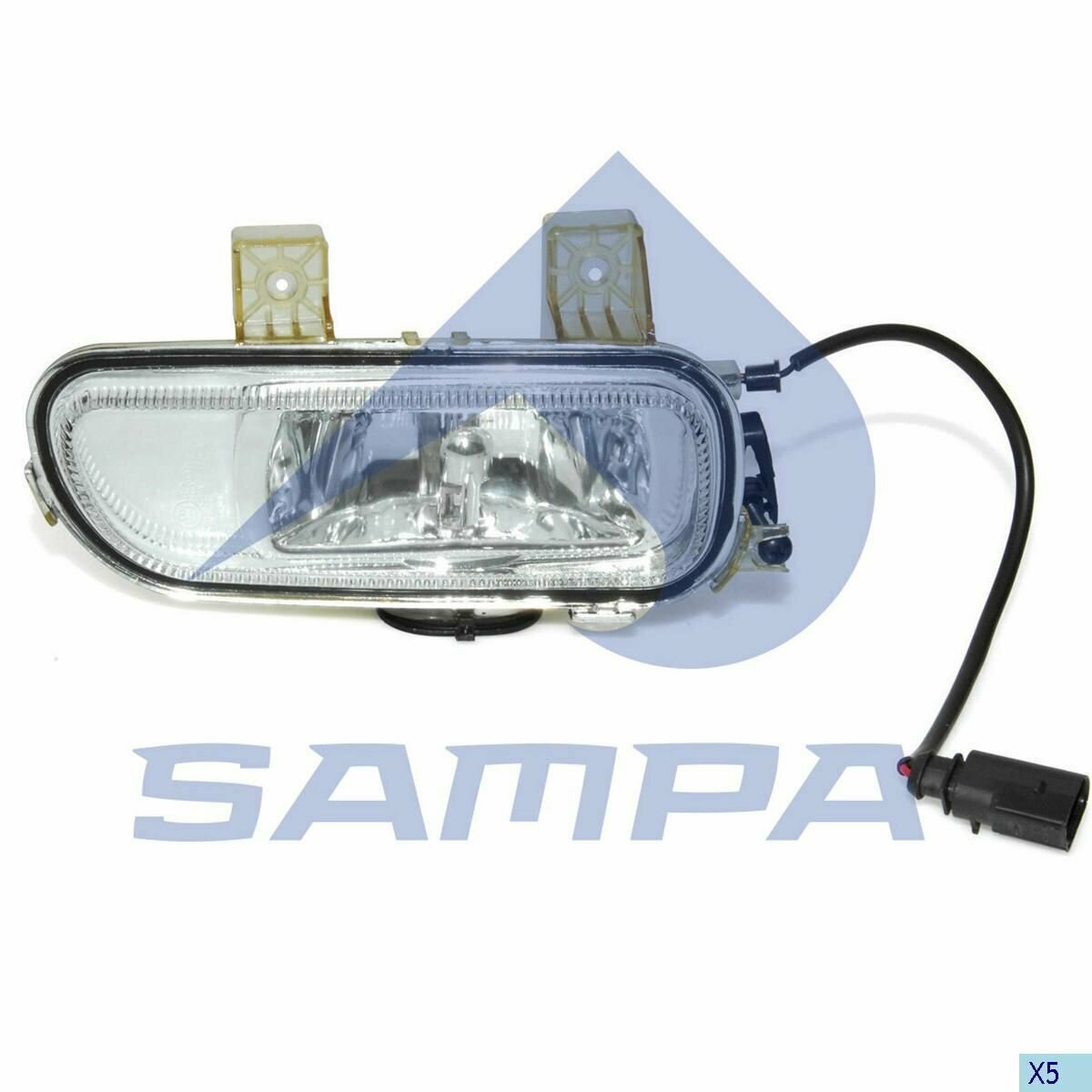 Фара (п/т) MB Actros/Axor Камаз-5490 RH 201.040 SAMPA
