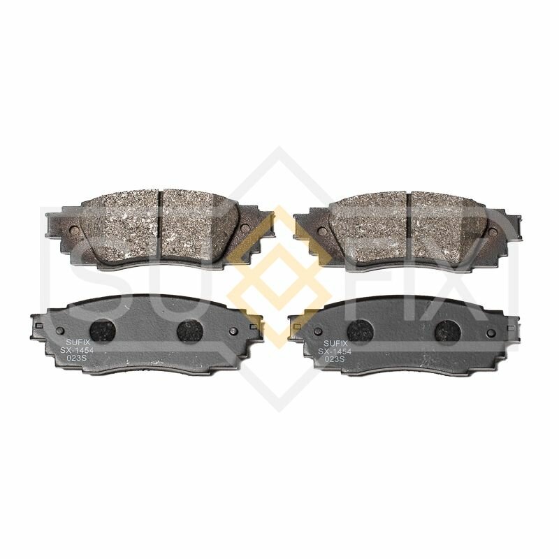 SUFIX Колодки тормозные задние TOYOTA C-HR(X1) 1.2-1.8 16>/ Camry(V7) 2.0-3.5 17>/ RAV 4 V(A5) 2.0-2.5 18>, LEXUS ES(Z10) 2.0-2.5 18>/ UX(AA1) 2.0 18>