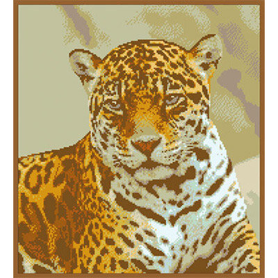 ДК-039 Гепардцветная схема вышивания в формате А3, размер 180×200,