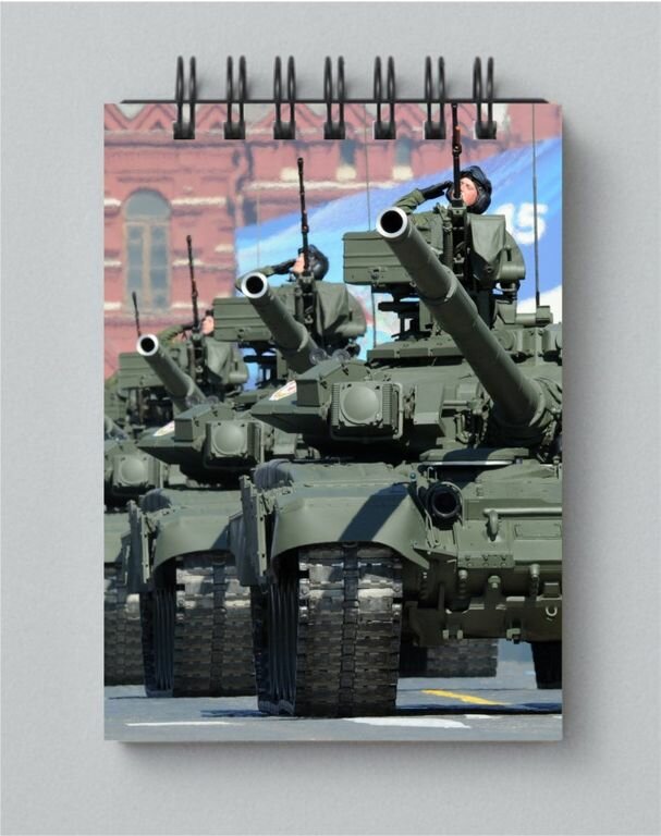 Блокнот Танковые войска №5, Размер А6, 10 на 15 см