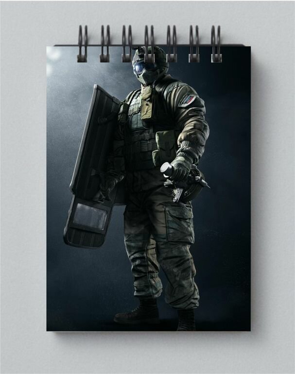 Блокнот Tom Clancy’s Rainbow Six, Том Клэнси’с Реинбоу Сикс №8, Размер А4: 21 на 30 см