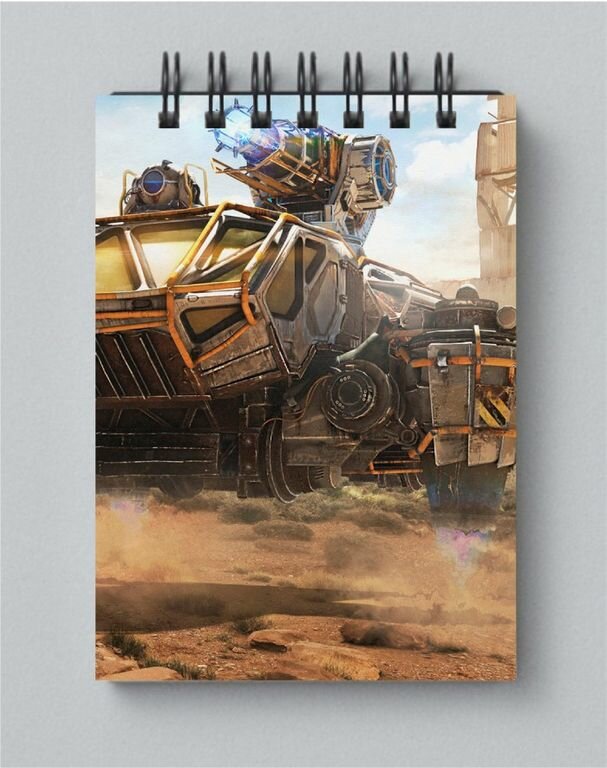 Блокнот по игре Crossout, Кроссаут №10, Размер А6, 10 на 15 см