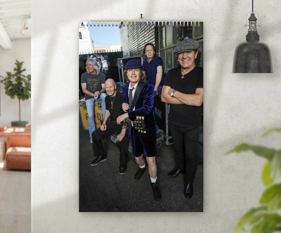 Календарь перекидной AC/DC, Эй-си/ди-сит №23, А3