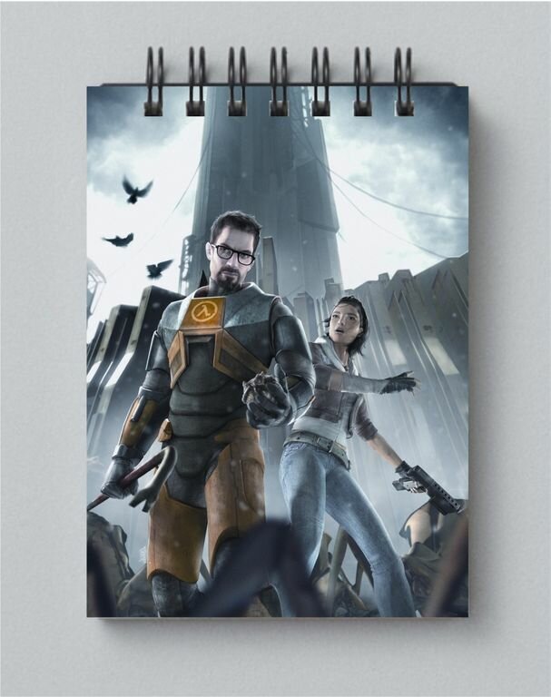 Блокнот Half-Life, Халф Лайф №10, А6, 10 на 15 см
