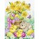 Easter Rabbit and Chicks 8033