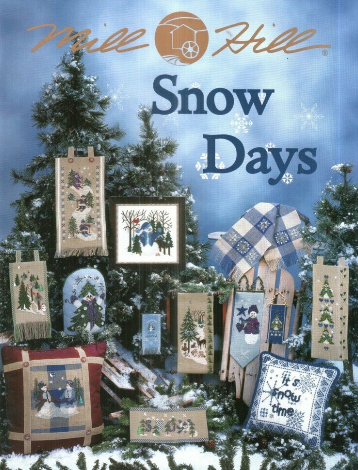 Схема для вышивания Mill Hill MHP91 Snow Days (Снежные дни), 215 x 280 мм