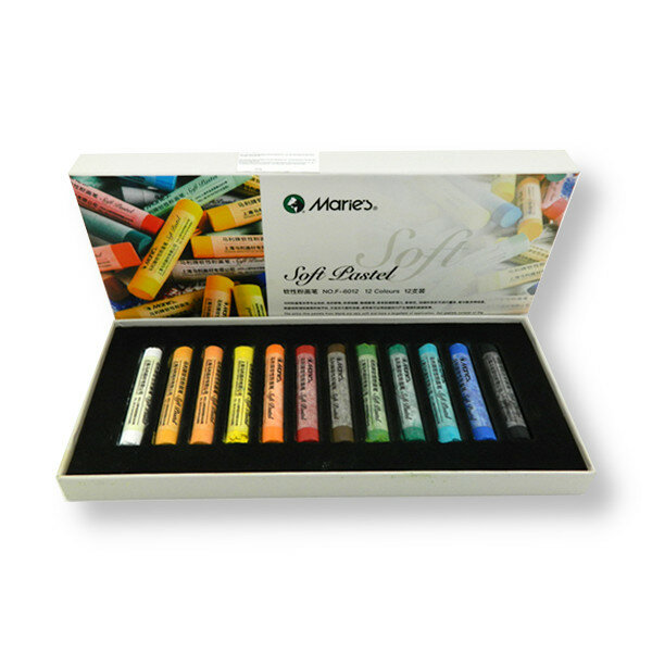 Набор пастели художественной 12 цв, 65х10 мм, в картоне
