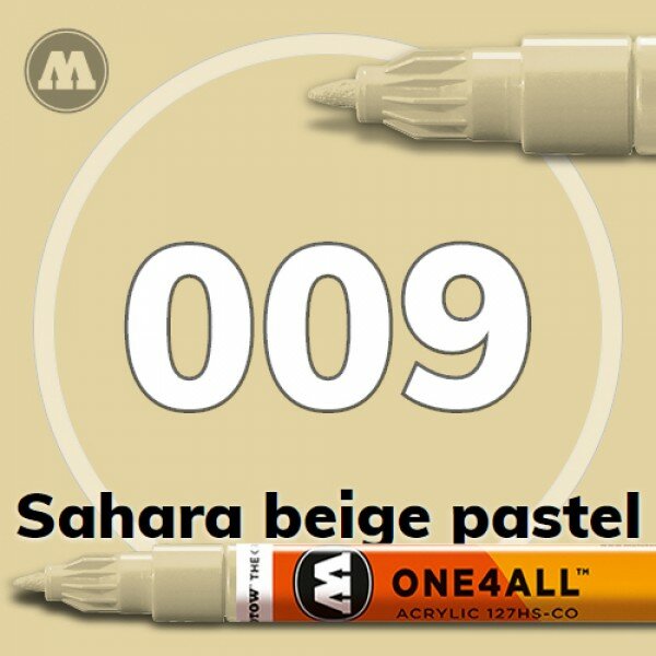 Маркер акриловый Molotow HS-C0 009 Сахара (Sahara beige pastel) 1.5 мм
