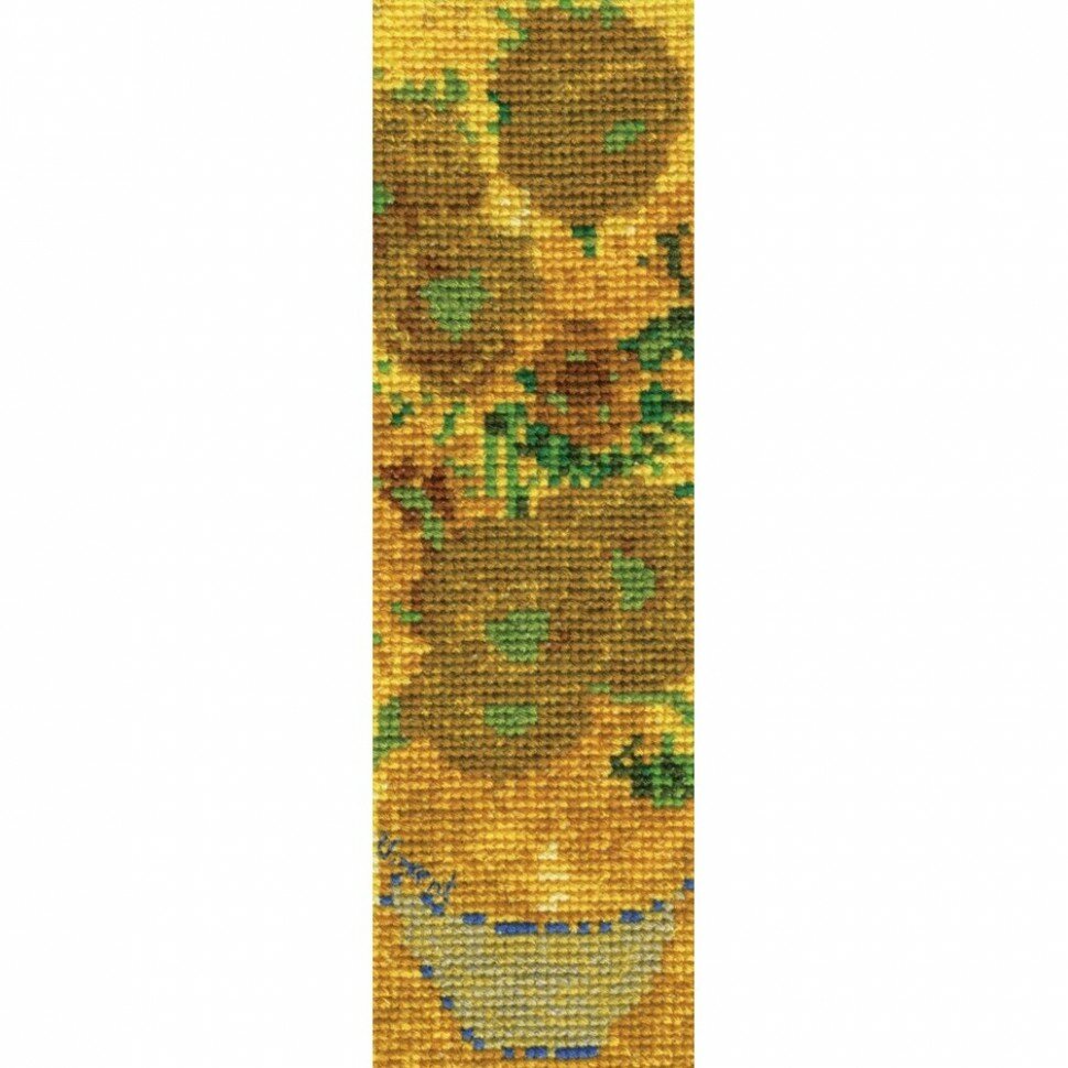 Набор для вышивания DMC #BL1116 Van Gogh - Sunflowers (Ван Гог - Подсолнухи), Счетный крест, 5 х 16.5 см