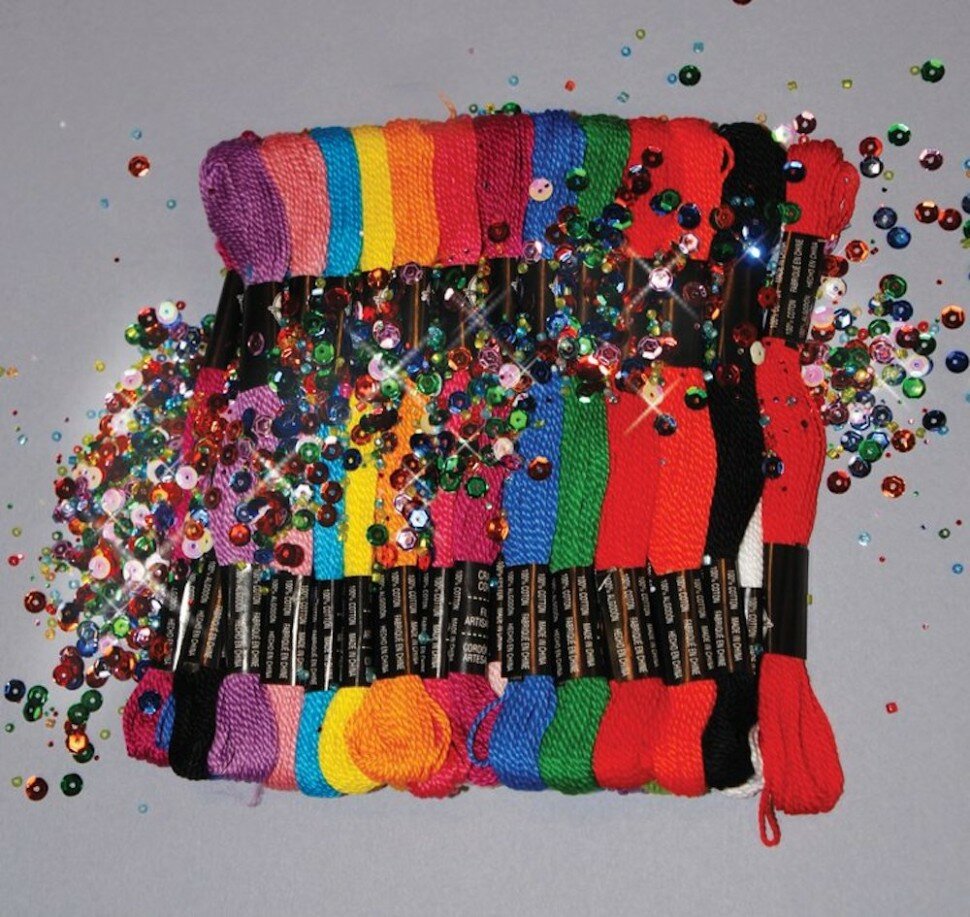 Design Works 4021 Набор для вышивания из ниток, пайеток и бусин, 36 пасм