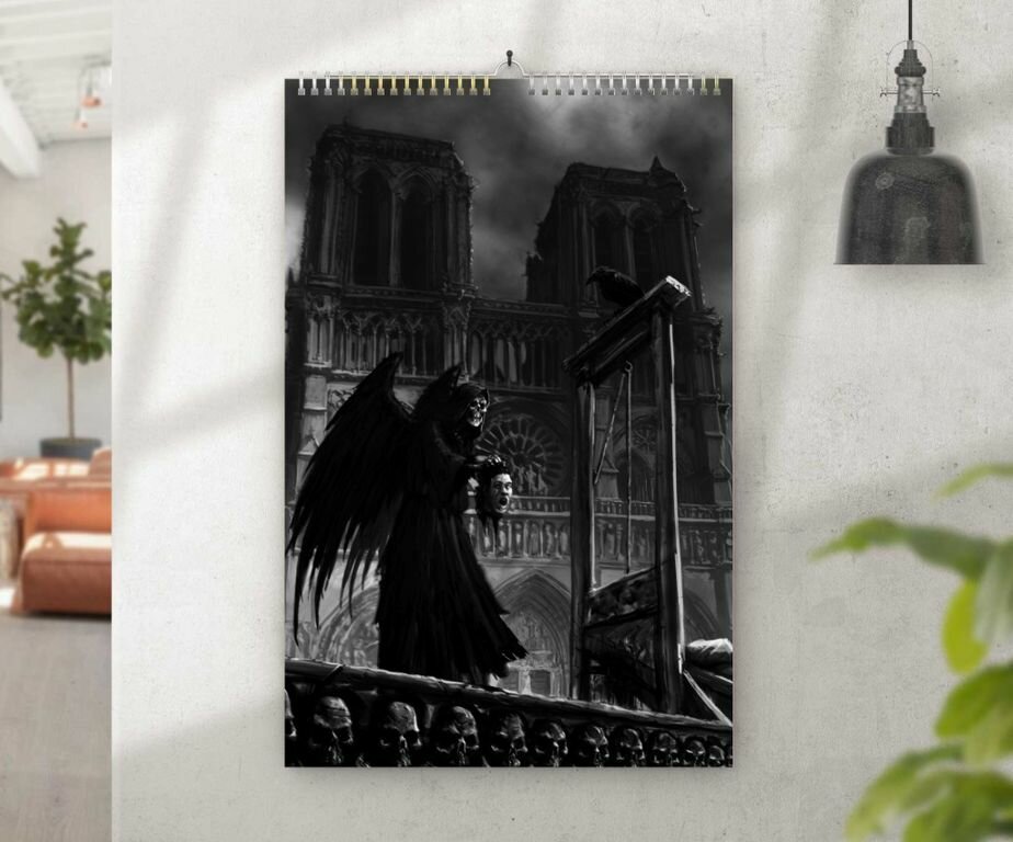 Календарь перекидной Готика, Gothic №11, А4