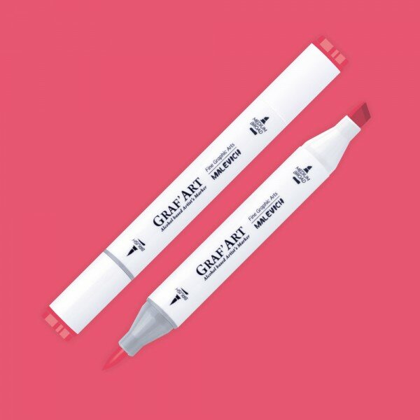 Маркер спиртовой Малевичъ GrafArt Brush, Кармин R102
