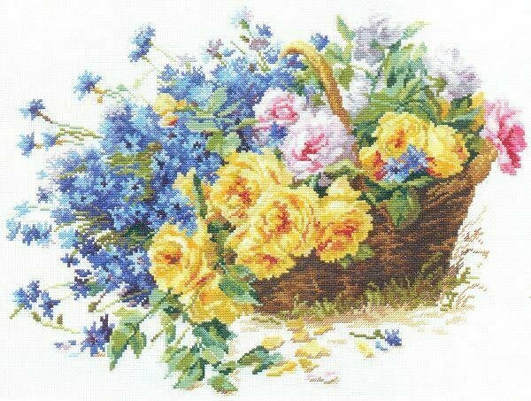 Розы и васильки 2-27