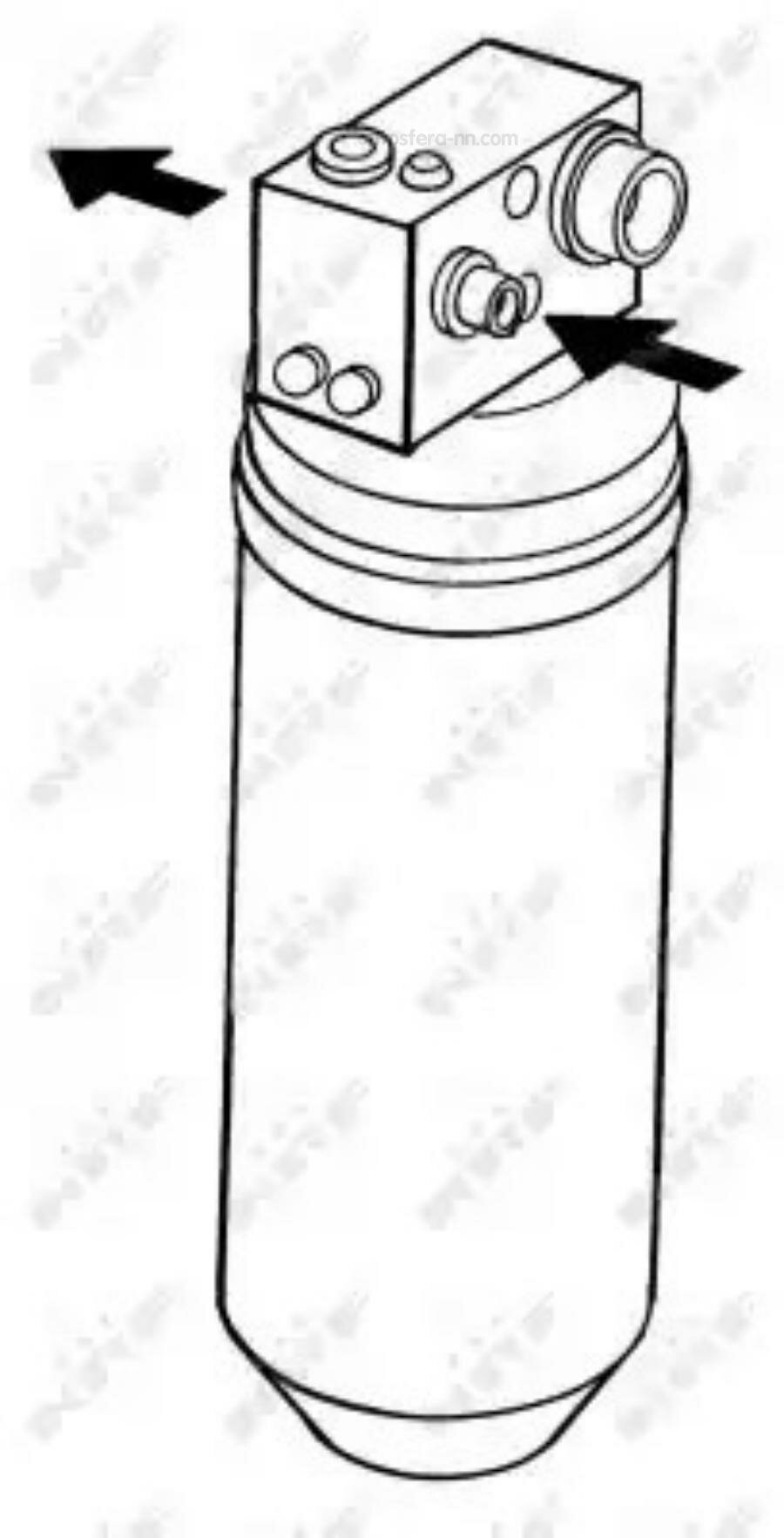 NRF 33094 Осушитель кондиционера SCANIA (R)