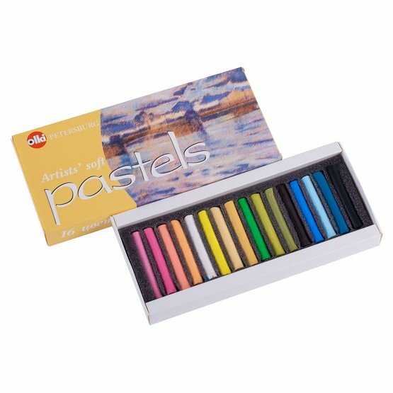 Пастель 16 цветов "Ассорти" № 10